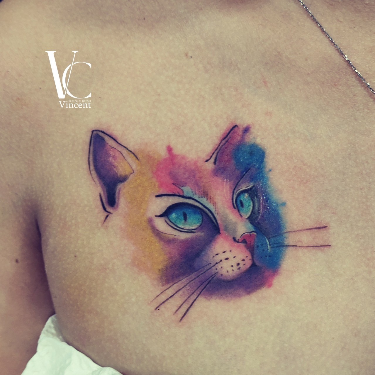 Color work Tattoo - Vincent Tattoo & Barber