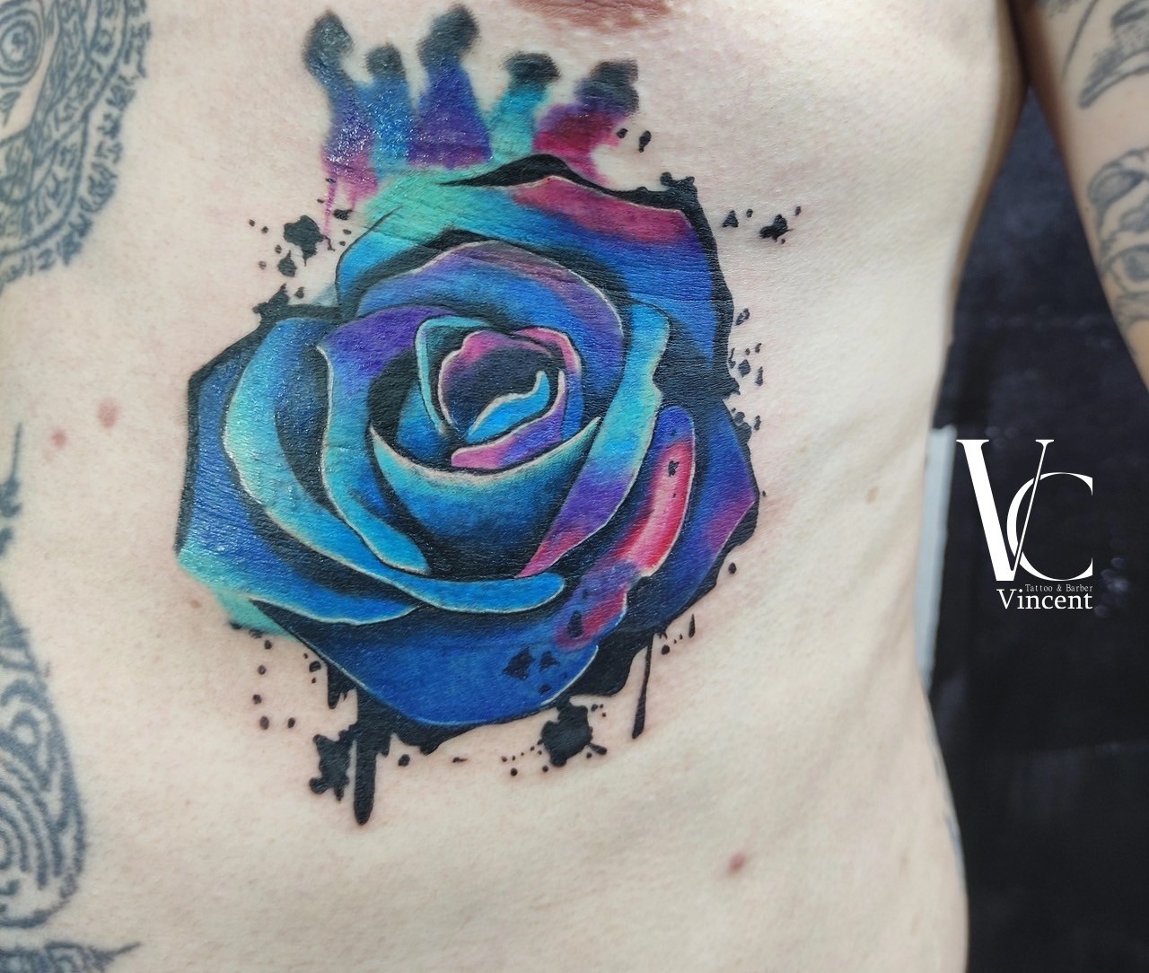 Color work Tattoo - Vincent Tattoo & Barber