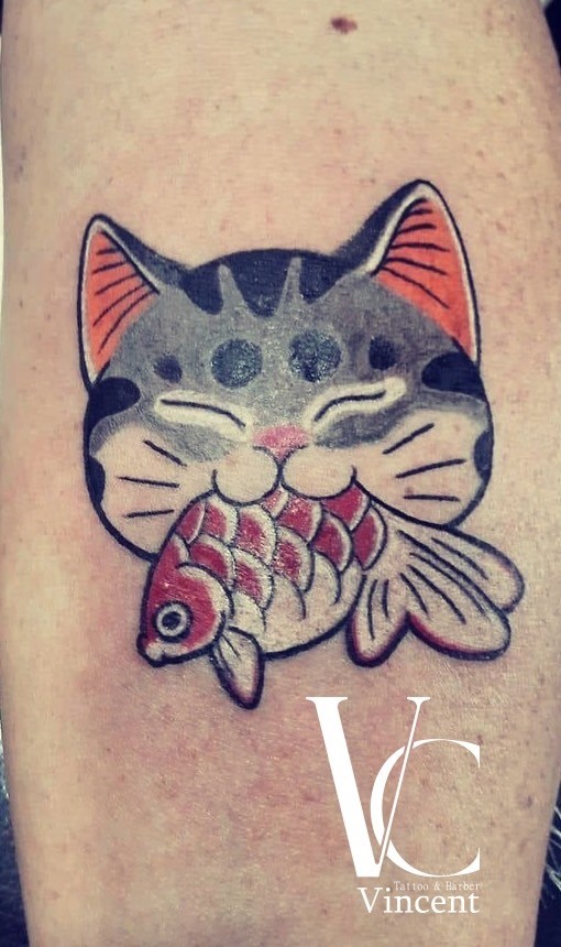 Color work Tattoo - Vincent Tattoo & Barber